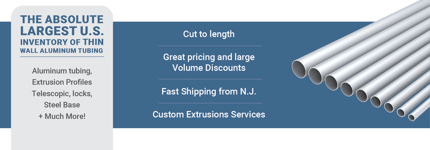 Wholesale aluminum tubing & extrusions – Testrite Aluminum