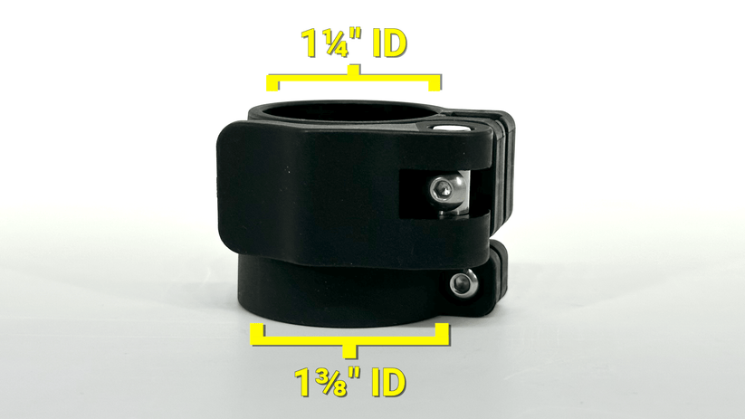 L Lever Lock 1-1/4" to 1-3/8" Telescopic Tube Clamp – Testrite Aluminum