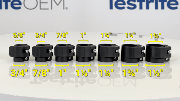 L Lever Lock 1-1/4" to 1-3/8" Telescopic Tube Clamp – Testrite Aluminum