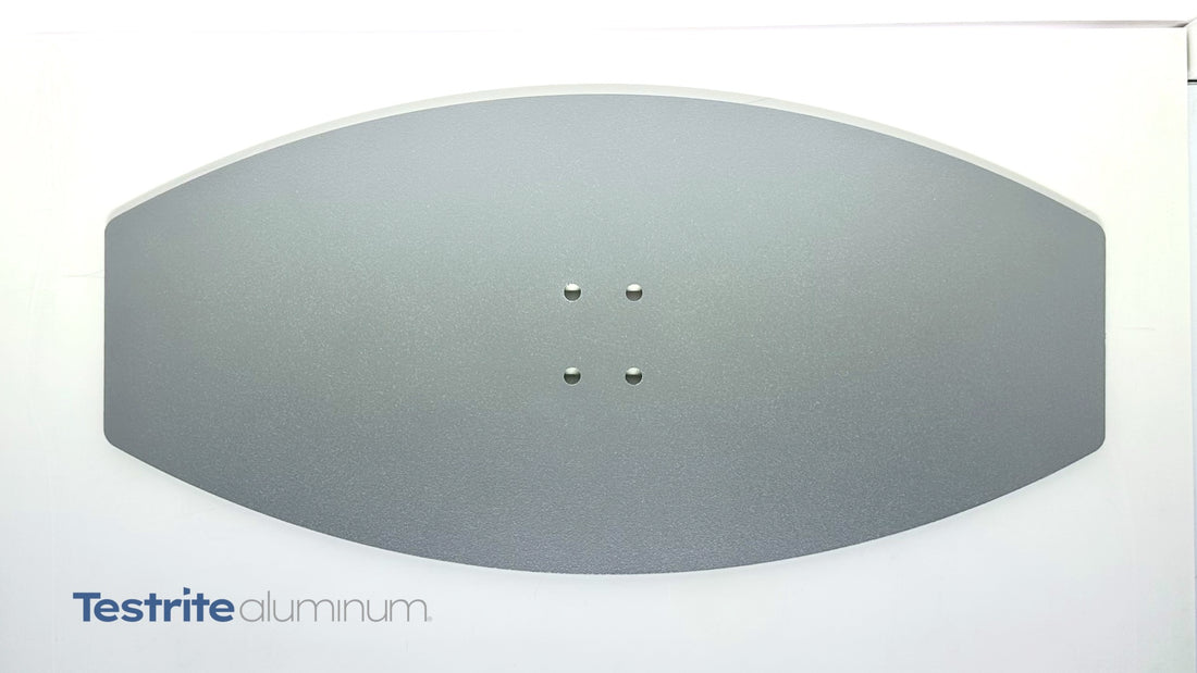 Marquisee Flat Steel Base (4) 1/4-20 Holes 8 lbs – Testrite Aluminum