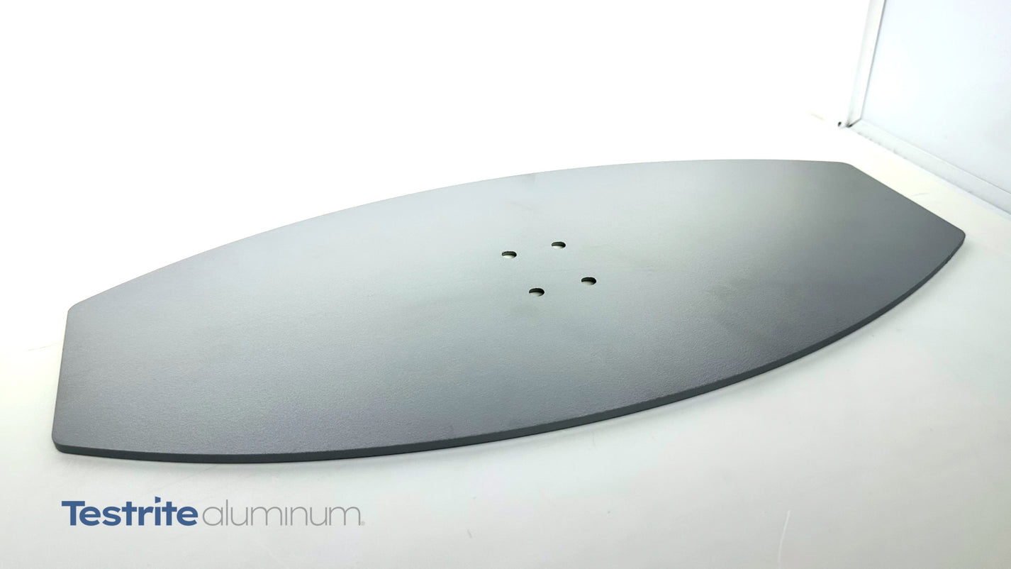 Marquisee Flat Steel Base (4) 1/4-20 Holes 8 lbs – Testrite Aluminum