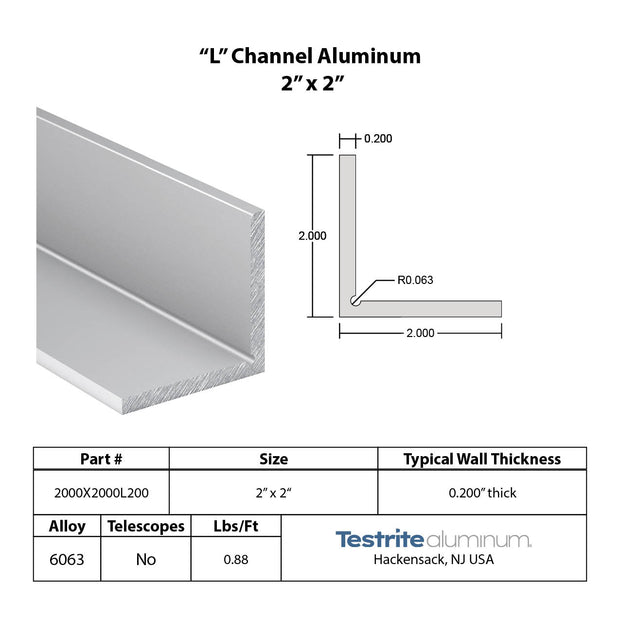 Aluminum L Angles – Testrite Aluminum